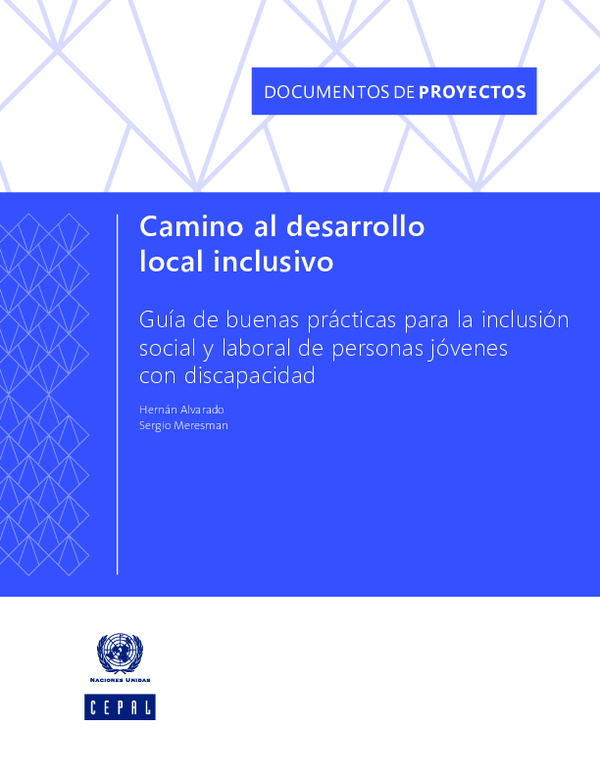 (PDF) CAMINO AL DESARROLLO INCLUSIVO.