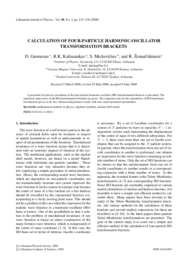 (PDF) HOTB: High precision parallel code for calculation of four ...