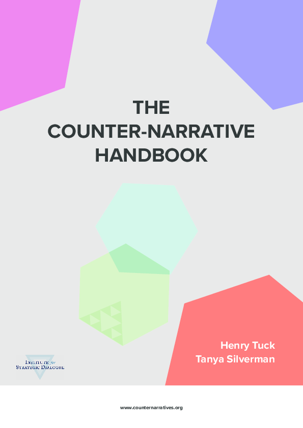 (PDF) THE COUNTER-NARRATIVE HANDBOOK About this Handbook