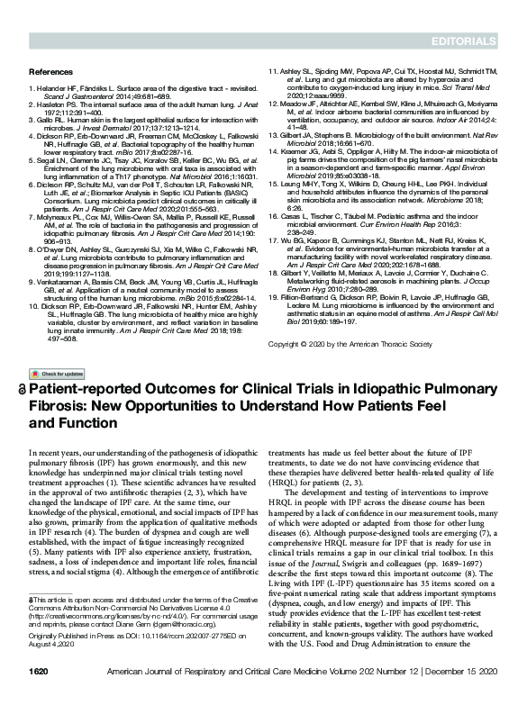 (PDF) Patient-reported Outcomes for Clinical Trials in Idiopathic ...