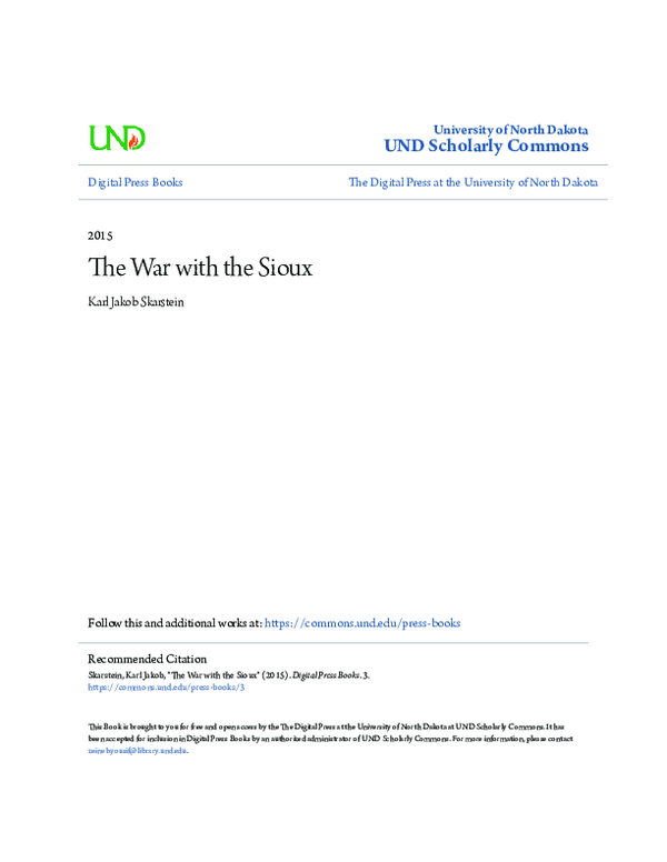 (PDF) The War with the Sioux