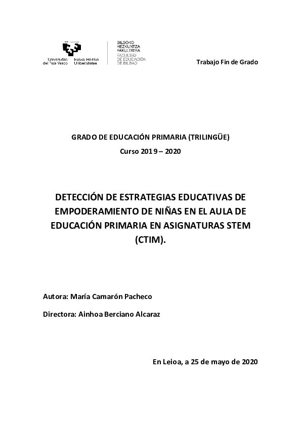 (PDF) Detección de estrategias educativas de empoderamiento de niñas en ...