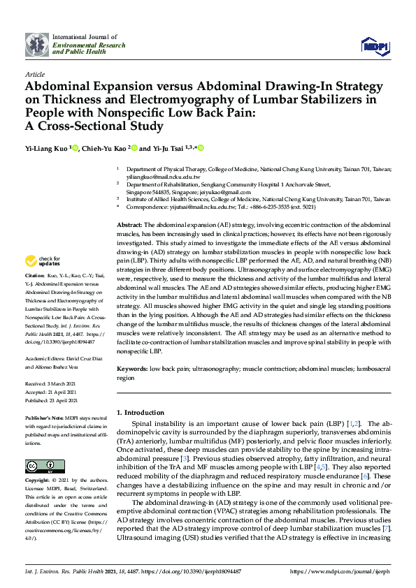 (PDF) Abdominal Expansion versus Abdominal Drawing-In Strategy on ...