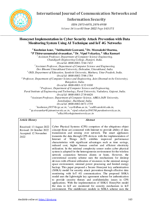 Pdf Honeynet Implementation In Cyber Security Attack Prevention With Data Monitoring System