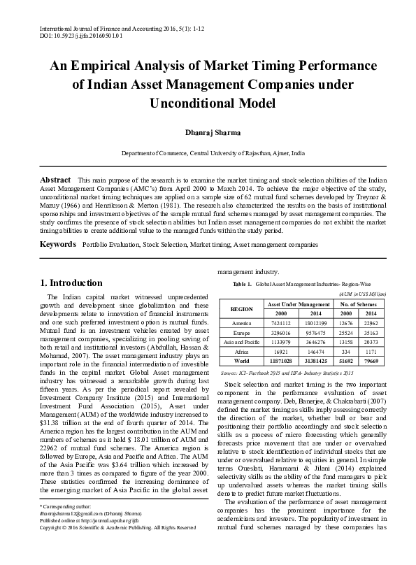 (PDF) Importance and performance of managerial training in Indian companies – an empirical study ...
