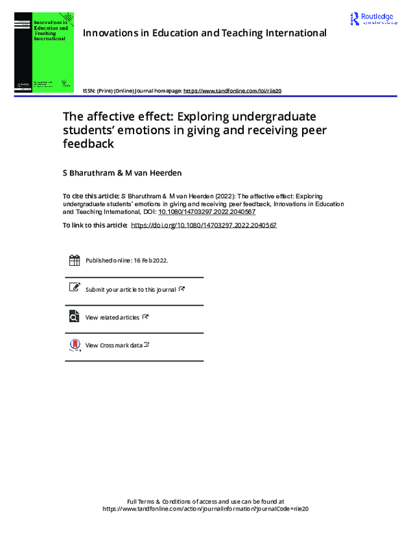 (PDF) The affective effect: Exploring undergraduate students’ emotions ...