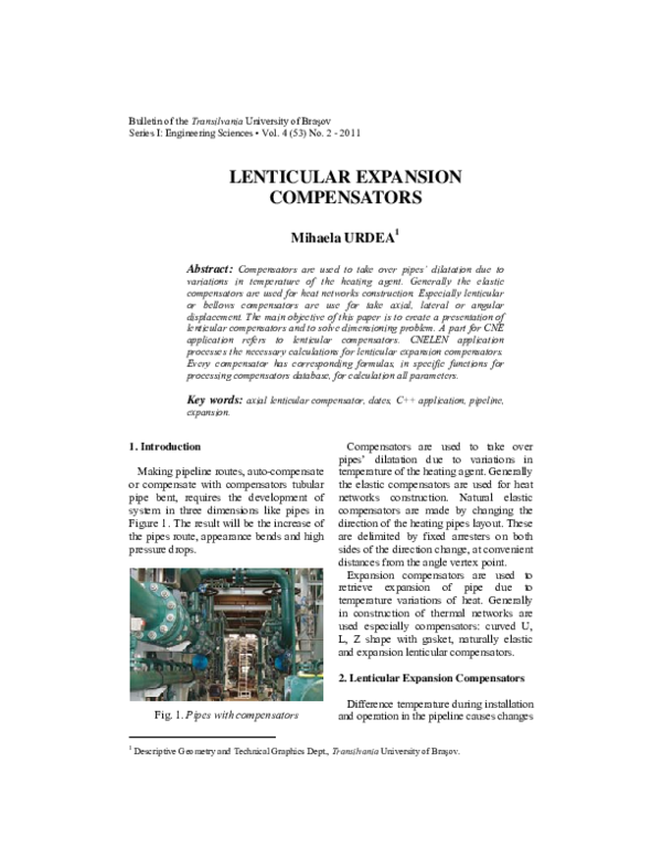 (PDF) Lenticular Expansion Compensators