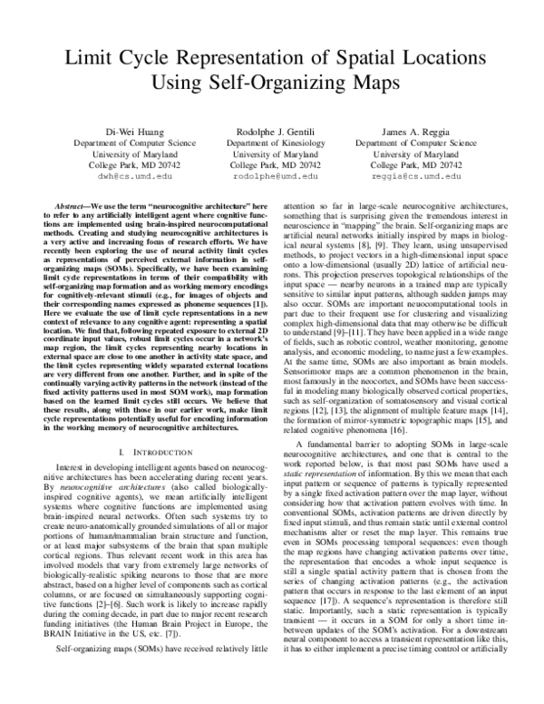 (PDF) Limit cycle representation of spatial locations using self ...