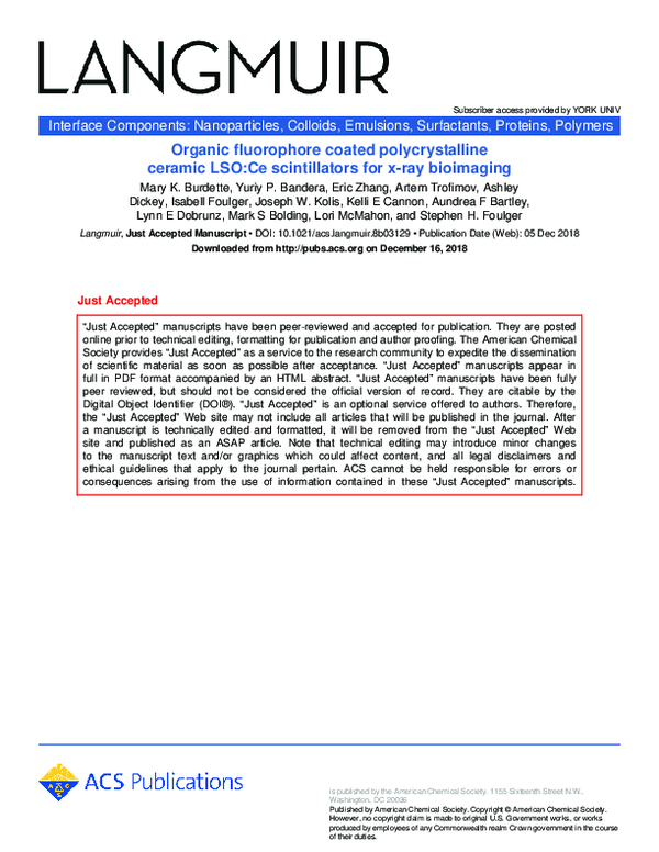(PDF) Organic Fluorophore Coated Polycrystalline Ceramic LSO:Ce ...