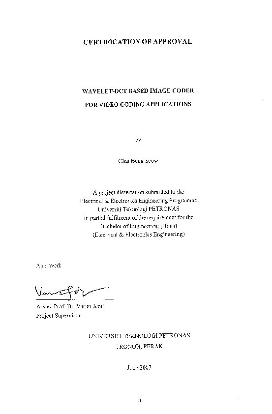 (PDF) Wavelet-DCT based image coder for video coding applications