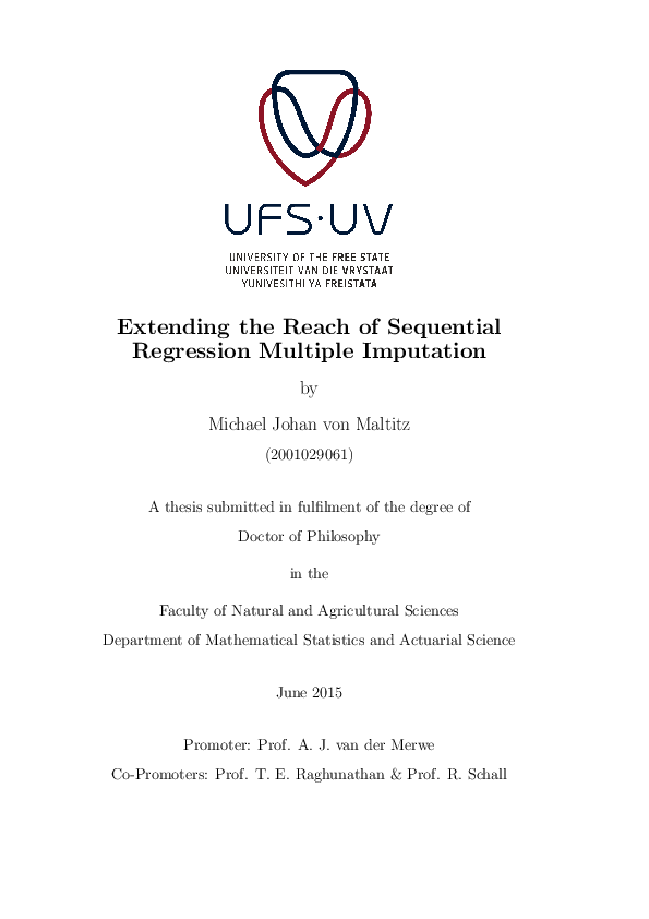 Pdf Extending The Reach Of Sequential Regression Multiple Imputation
