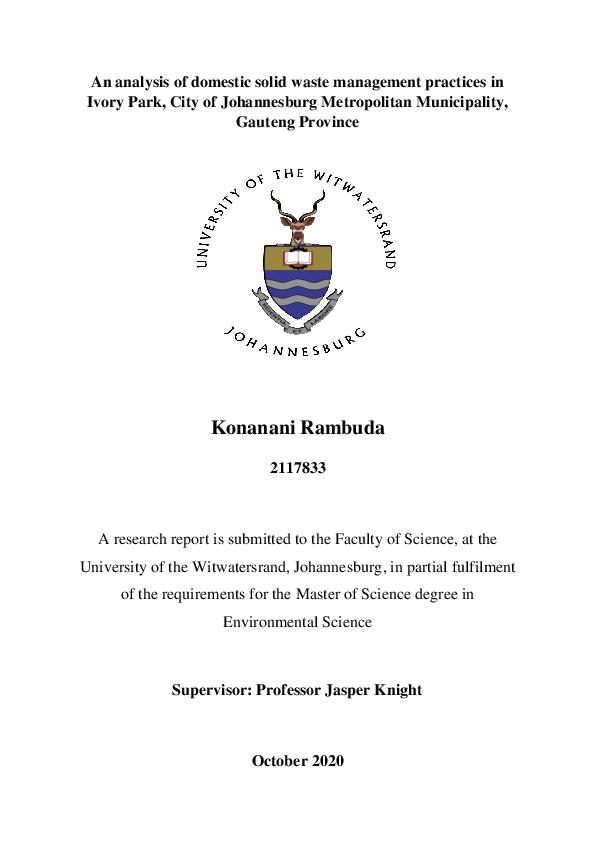 (PDF) Rambuda K MSc Env Sci Oct20 FINAL REV 03 KR JK accepted