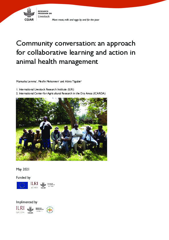 (PDF) Community conversation: an approach for collaborative learning ...