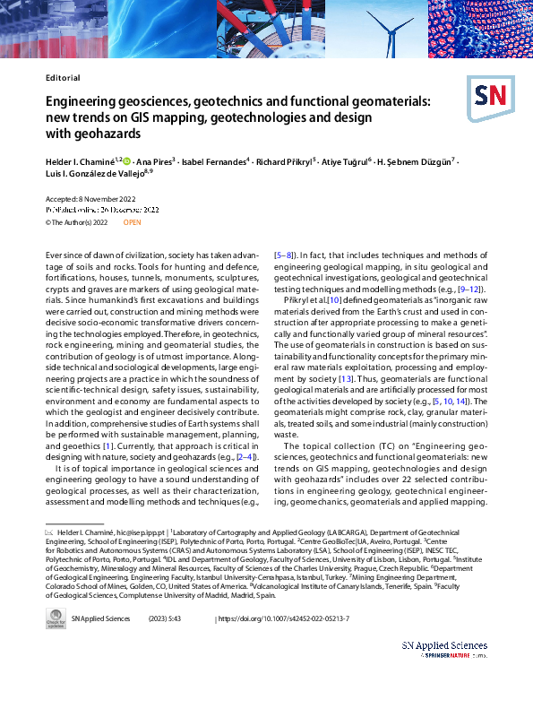 (PDF) Engineering geosciences, geotechnics and functional geomaterials ...