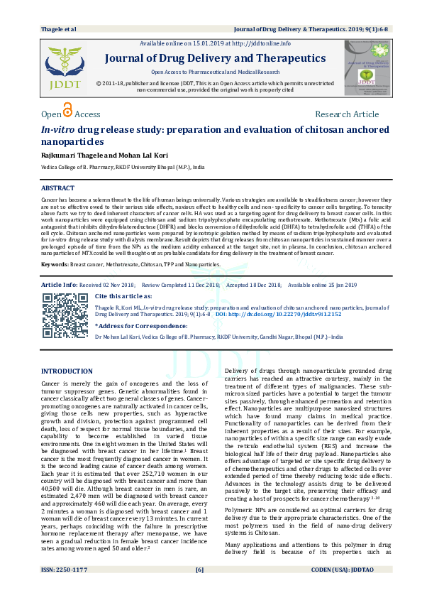(PDF) A REVIEW ON FAST DISSOLVING TABLETIn-vitro drug release study ...