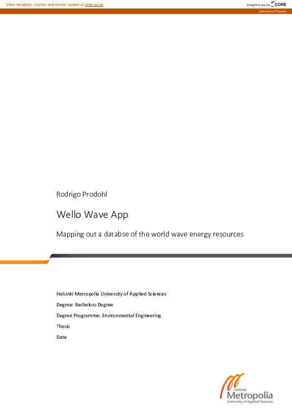 (PDF) Wello Wave App