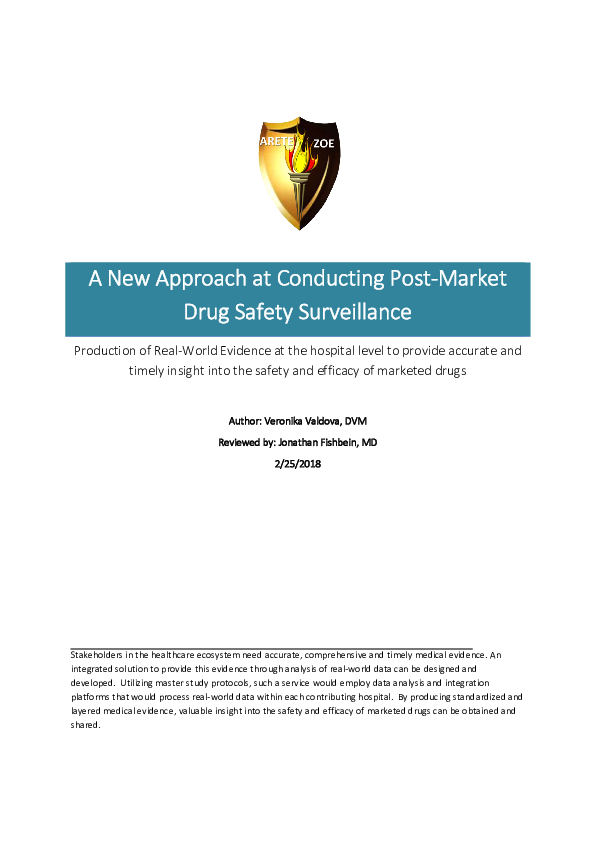 (PDF) Redesigning Post-Market Drug Safety Surveillance