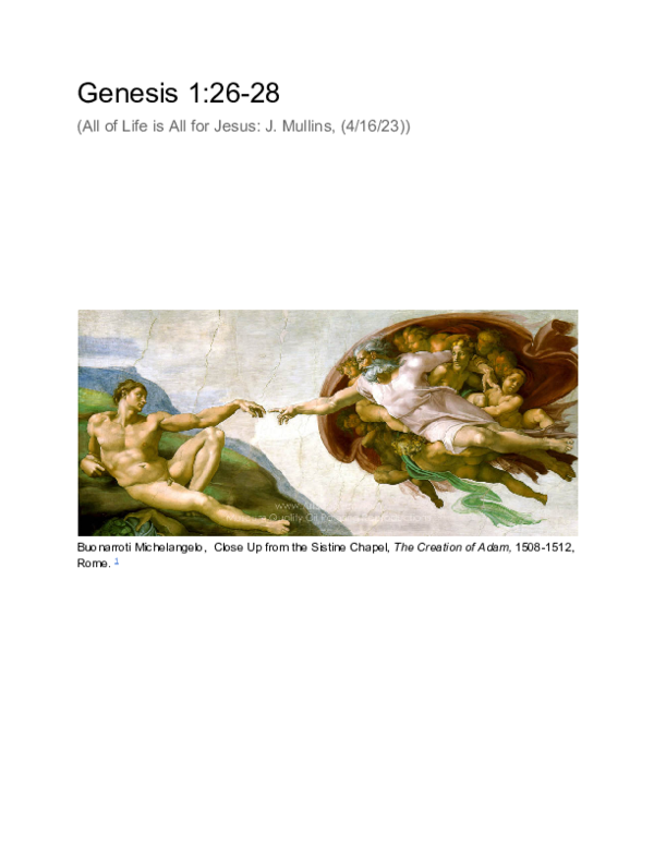(PDF) Genesis 1:26-28