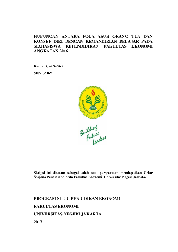 (PDF) Hubungan Antara Pola Asuh Orang Tua Dan Konsep Diri Dengan Kemandirian Belajar Pada ...