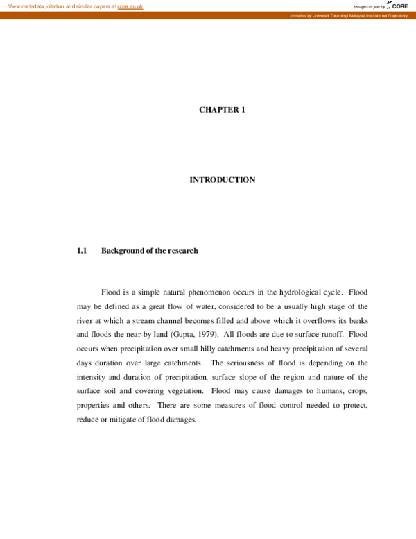 (PDF) Flood damage assessment model using cost-benefit analysis