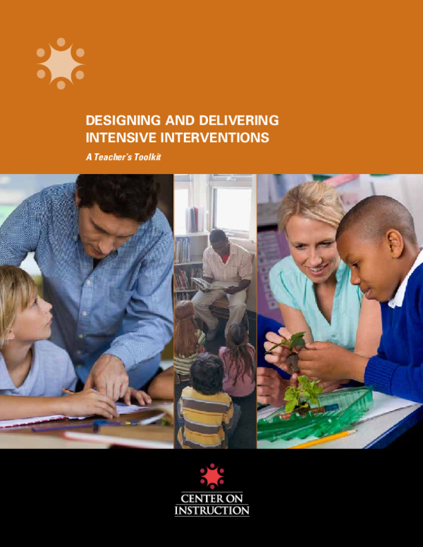 (PDF) Designing and Delivering Intensive Interventions: A Teacher's Toolkit