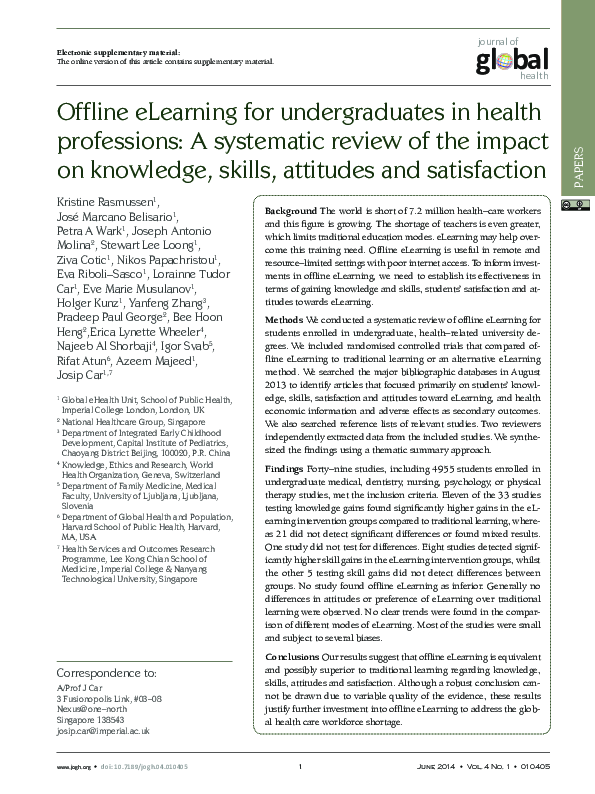 (PDF) Offline eLearning for undergraduates in health professions: A ...