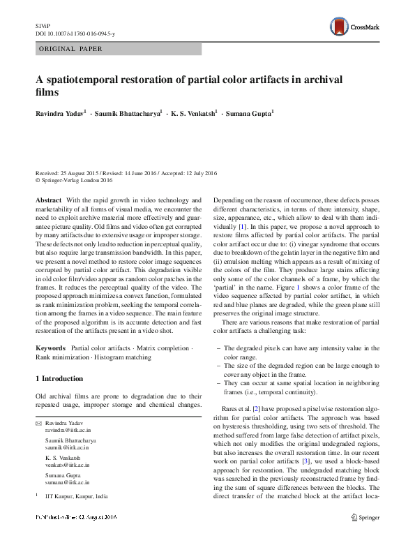 (PDF) A spatiotemporal restoration of partial color artifacts in ...