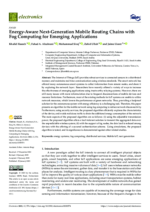 (PDF) Energy-Aware Next-Generation Mobile Routing Chains with Fog Computing for Emerging ...