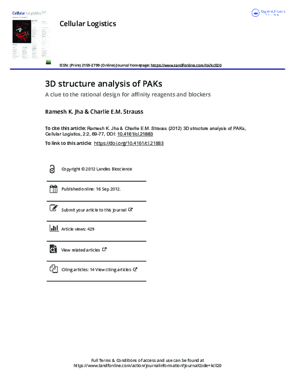 (PDF) 3D structure analysis of PAKs