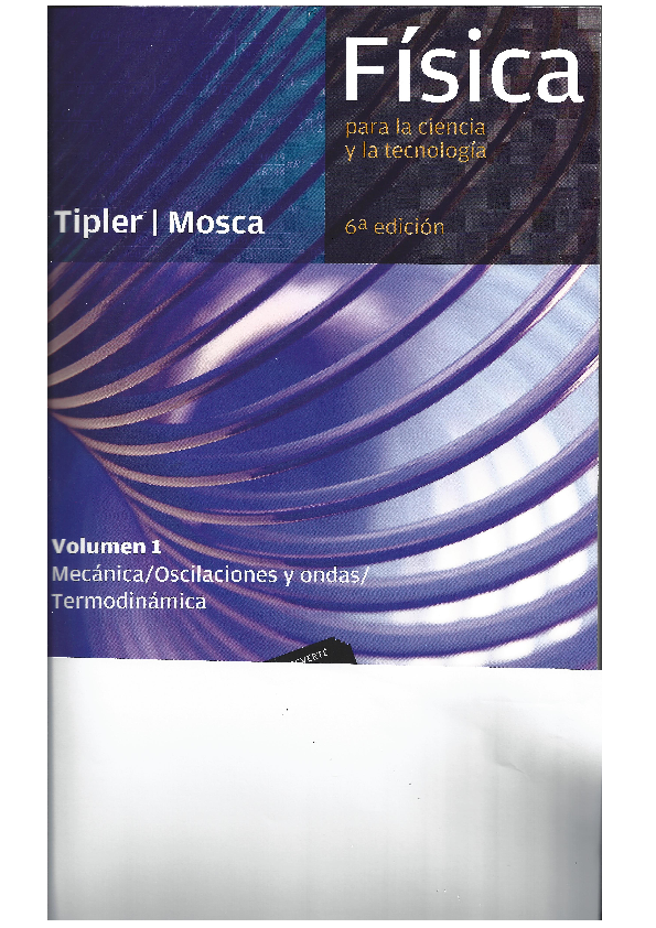 (PDF) Fisica Tipler 6a Ed Vol1 TEMAS 1-