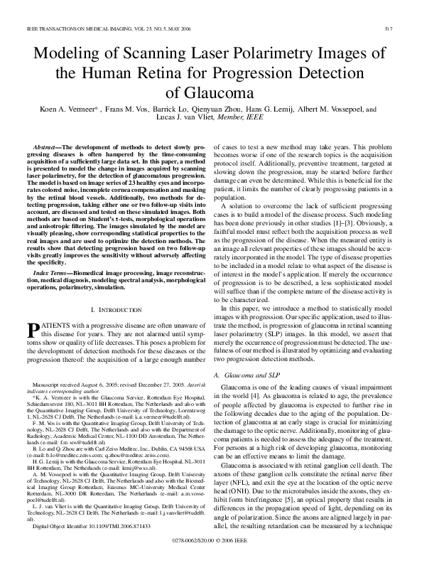(PDF) Modeling of scanning laser polarimetry images of the human retina ...