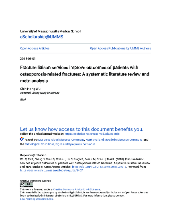 (PDF) Fracture liaison services improve outcomes of patients with ...