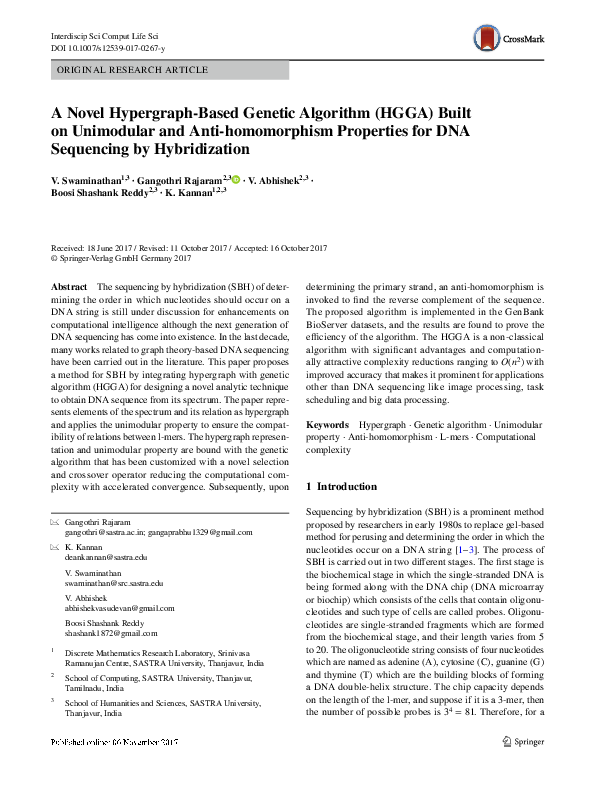 (PDF) A Novel Hypergraph-Based Genetic Algorithm (HGGA) Built on ...