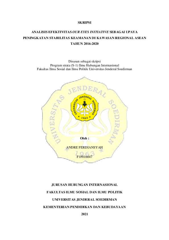 (PDF) Analisis Efektivitas Our Eyes Initiative Sebagai Upaya ...