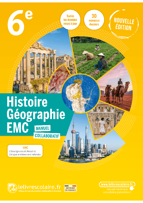 (PDF) Manuel Histoire-EMC 6ème, Le Livre Scolaire - 2022 | Florian ...