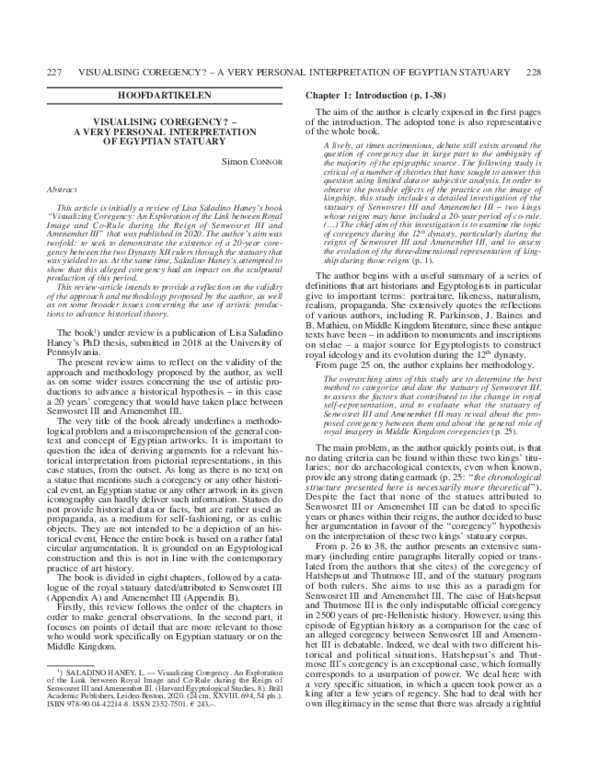 (PDF) Connor S., "Visualising coregency? A very personal interpretation ...