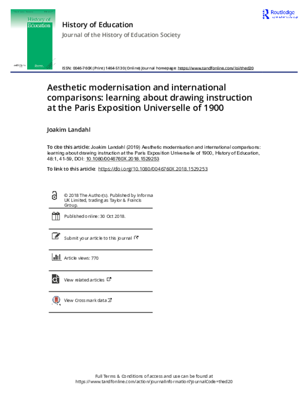 (PDF) Aesthetic modernisation and international comparisons: learning ...