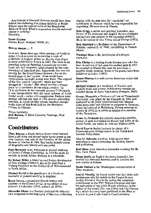 (PDF) Plus ça change…?