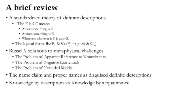 (PDF) 2023.04.20 Slides for Strawson on Referring and Donnellan on ...