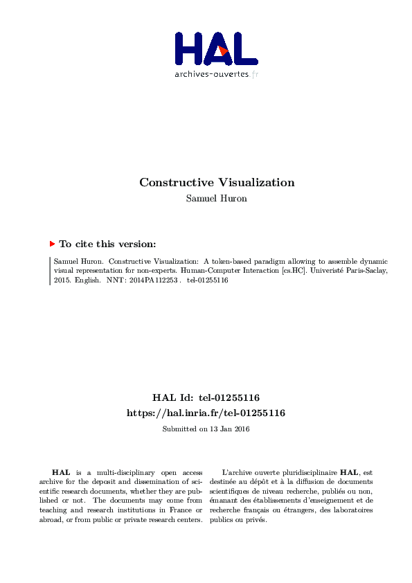 (PDF) Constructive visualization
