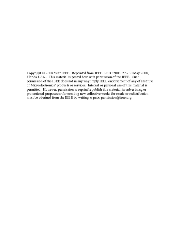 (PDF) A novel, wafer-level stacking method for low-chip yield and non ...