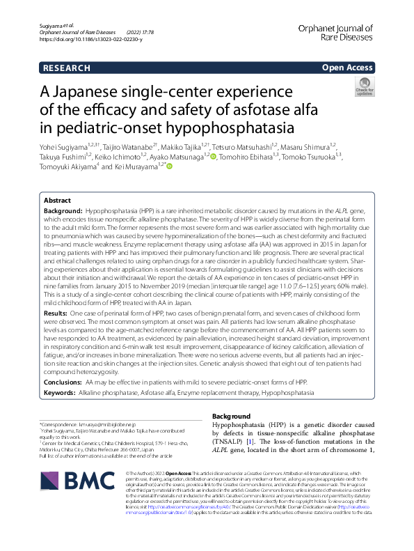 (PDF) A Japanese single-center experience of the efficacy and safety of ...
