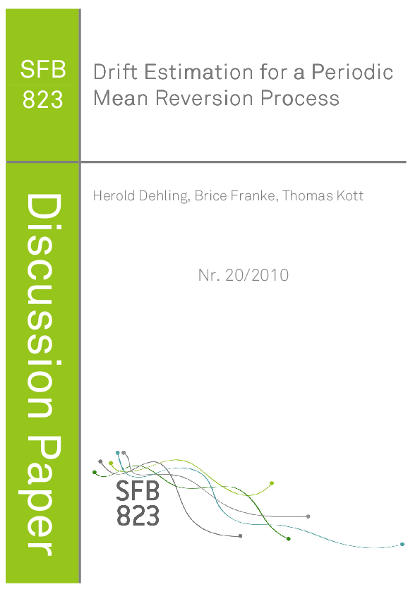 Pdf Drift Estimation For A Periodic Mean Reversion Process 5536