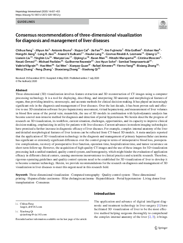 (PDF) Consensus recommendations of three-dimensional visualization for ...