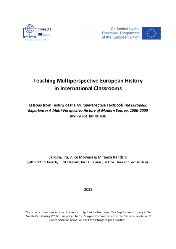 (PDF) Teaching Multiperspective European History in International ...