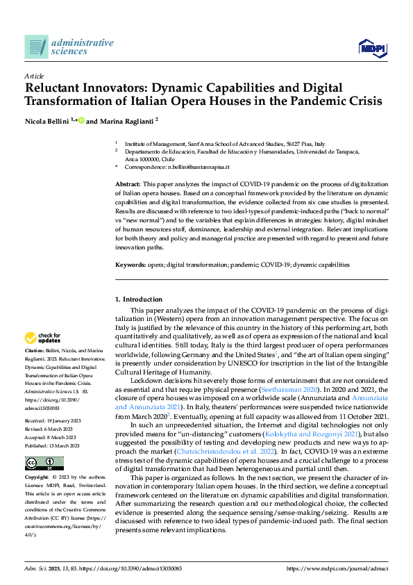 (PDF) Reluctant Innovators: Dynamic Capabilities and Digital ...