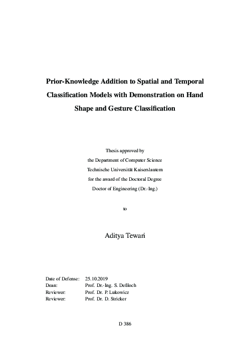 (PDF) Prior-Knowledge Addition to Spatial and Temporal Classification Models with Demonstration ...