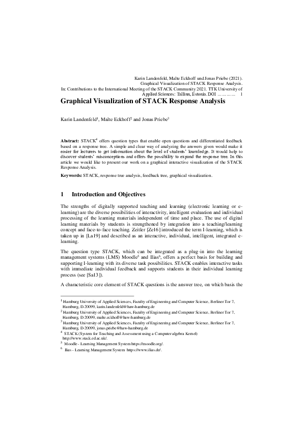 (PDF) Graphical Visualization of STACK Response Analysis