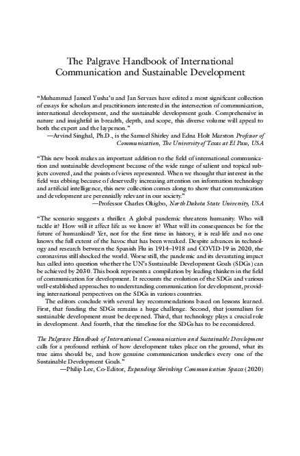 (PDF) The Palgrave Handbook of International Communication and ...