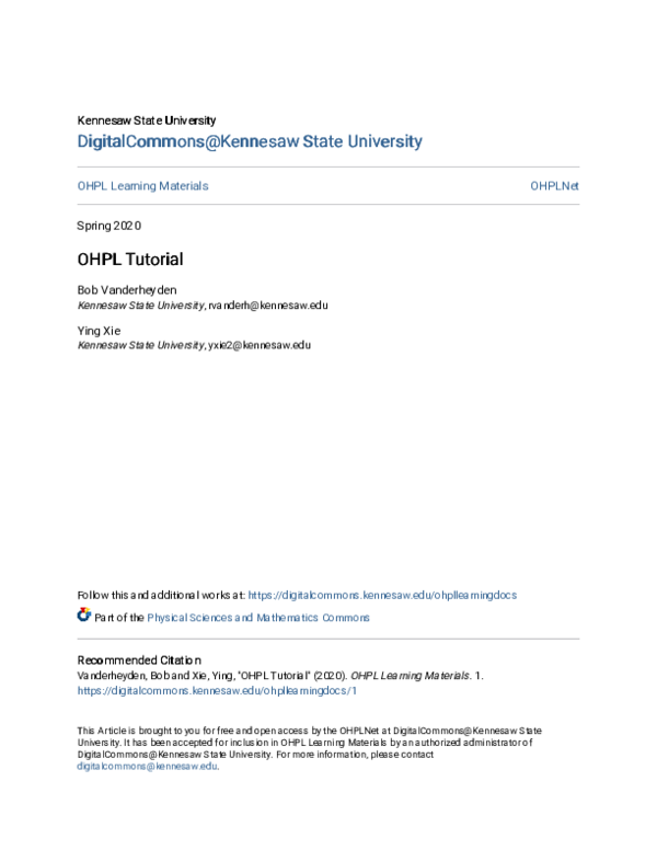 (PDF) OHPLnet: A Framework for Ordinal Classification